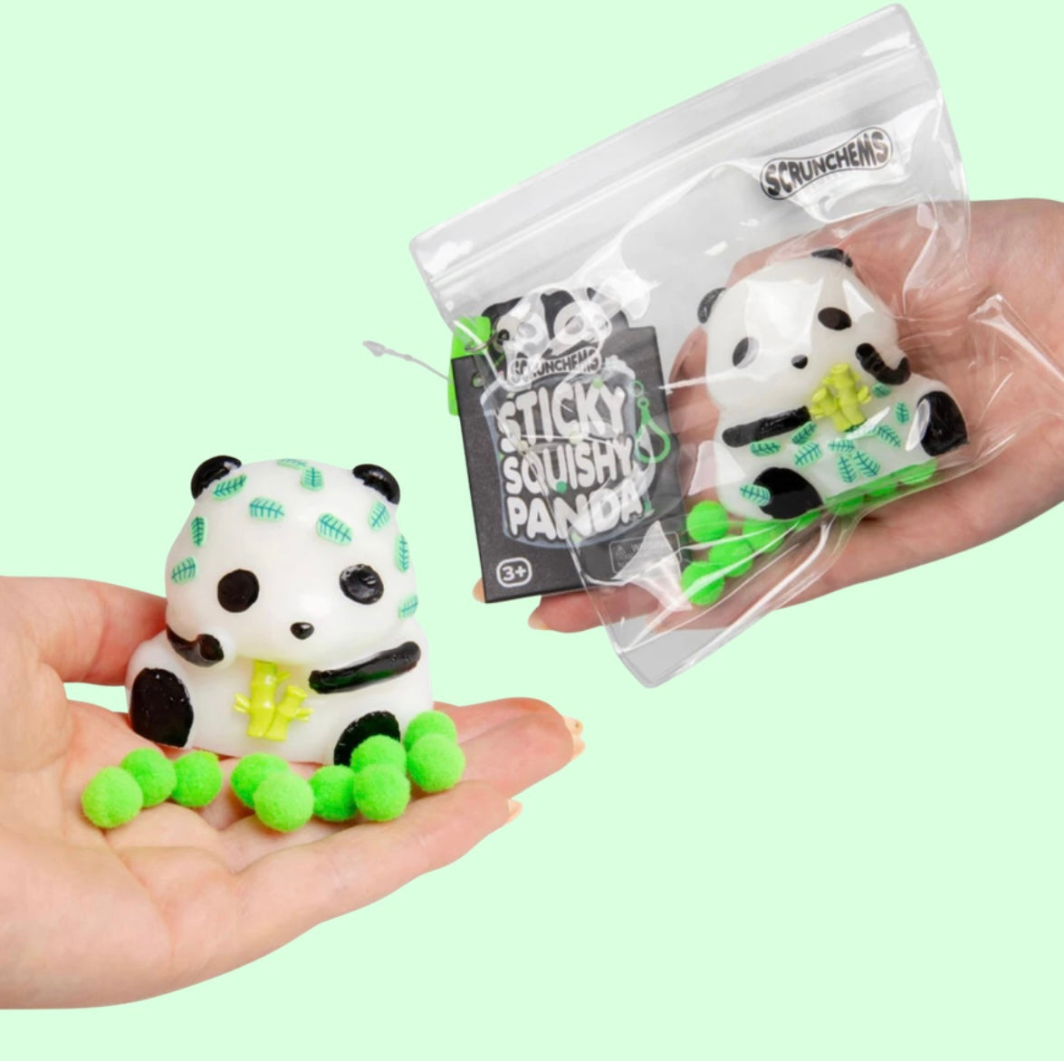 SCRUNCHEMS TABA SQUISHY PANDA – Atmos Fidgets